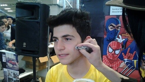 Sonya Key e il make up delle cicatrici allo stand di Fanpage