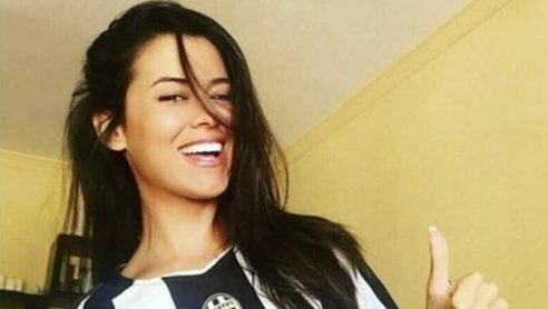 Eva Padlock, le immagini della bellissima modella e ombrellina che tifa ...