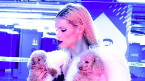 I look da trapper di Michelle Hunziker in "Michkere"