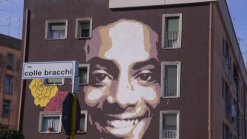 Colleferro, il murale in ricordo di Willy