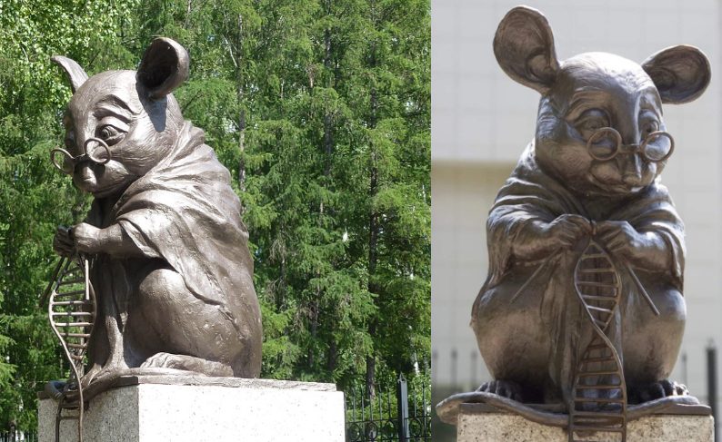 In Russia c'è un monumento che commemora i topi morti per la ricerca ...