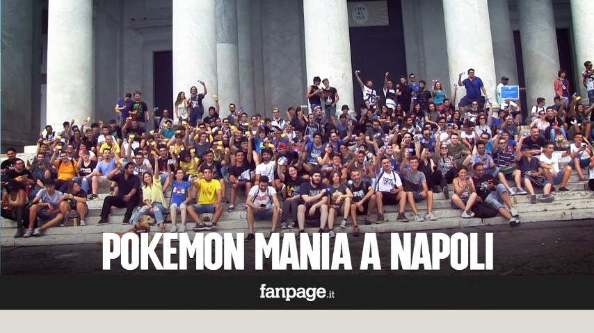 Il raduno di Pokemon Go a Napoli