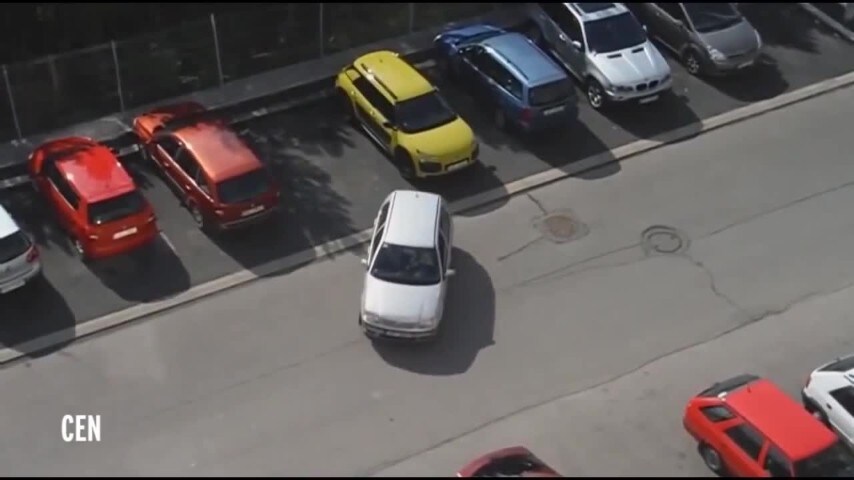 Prova un parcheggio in retromarcia, ma il risultato è davvero pessimo