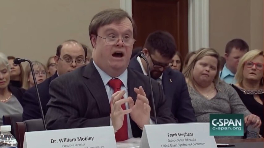 Lui si chiama Frank Stephens e il suo discorso sulla sindrome di Down ...
