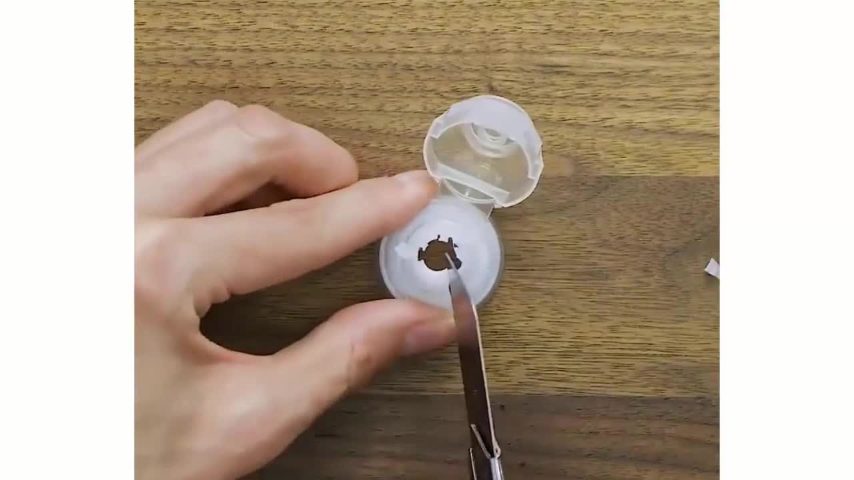 Cut the bottle cap and make a really useful tool