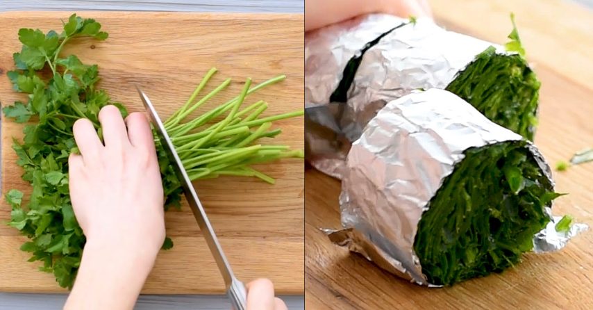 How to preserve parsley
