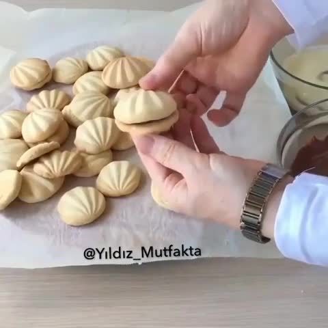 How to make nice and delicious shell-shaped cookies