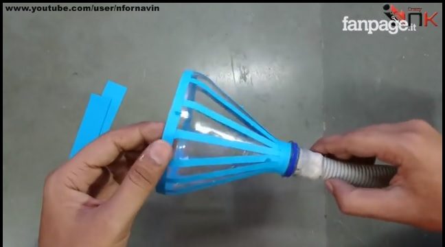How to make a vacuum cleaner with recycled materials