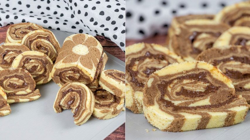 Flower Swiss Roll: A Simple Way To Make It So Pretty