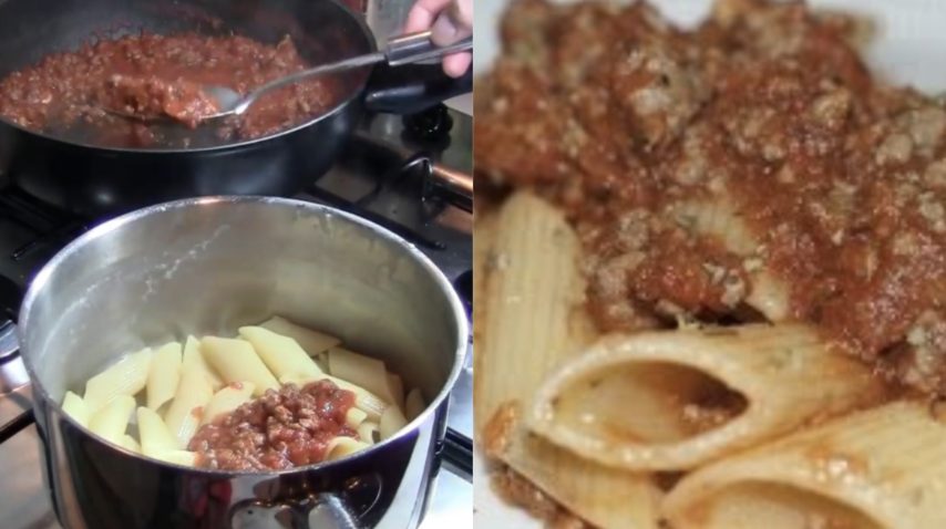 Penne al sugo di salsiccia: la scarpetta sarà d'obbligo