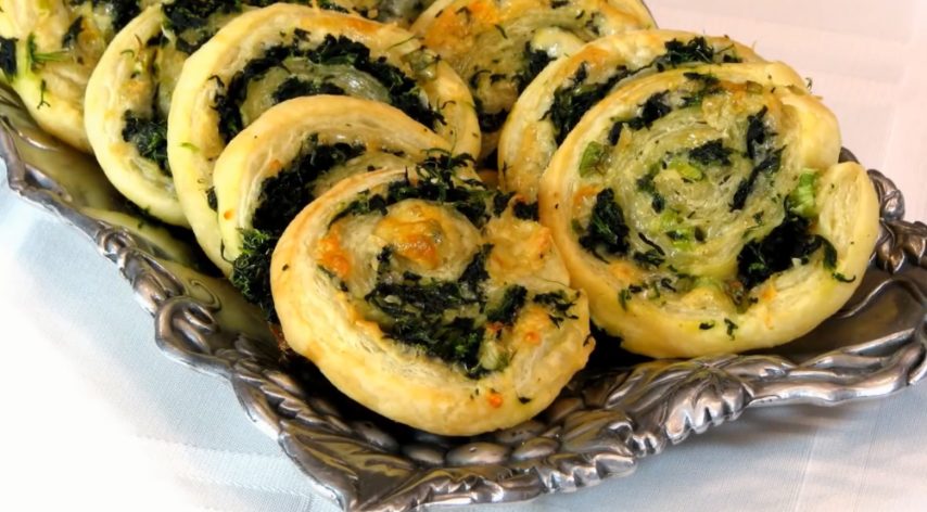 Spinach Cheese Swirls: the right recipe if you have little time