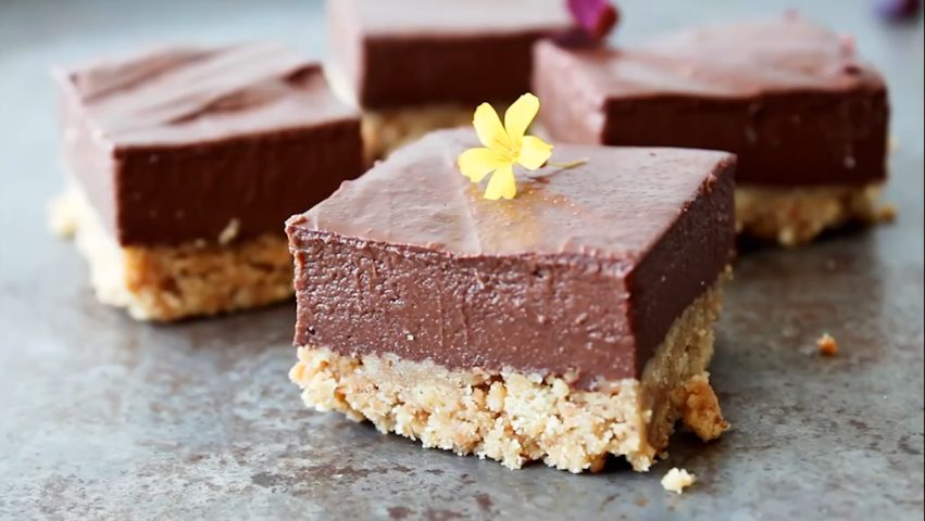 Chocolate Pudding Bars: extra chocolaty and creamy