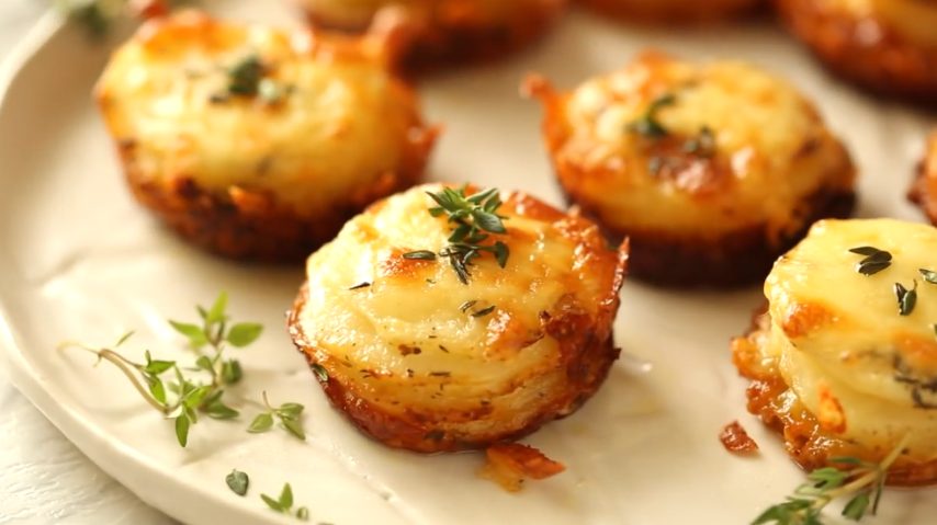 Mini Potato Gratin: mouthwatering snacks to enjoy your appetizer