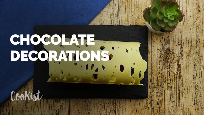 How to make amazing chocolate garnishes decorations!