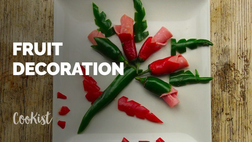 How to decorate your plate with incredible vegetables carving!