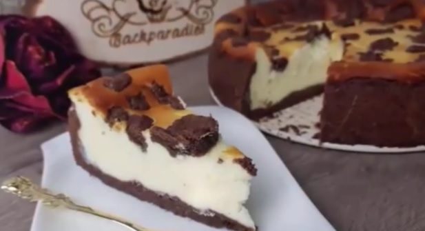 Leopard cheese tart: beautiful and yummy