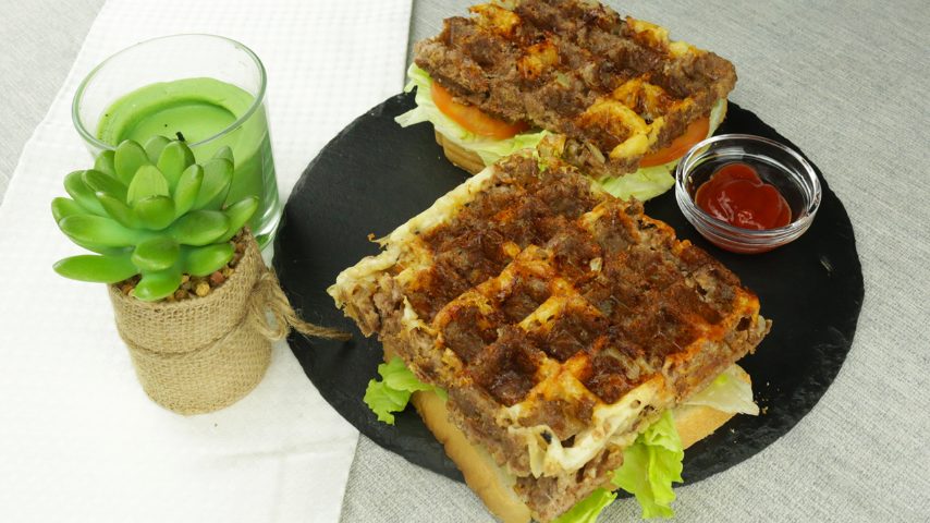 Meat waffle: it will be a family favourite!