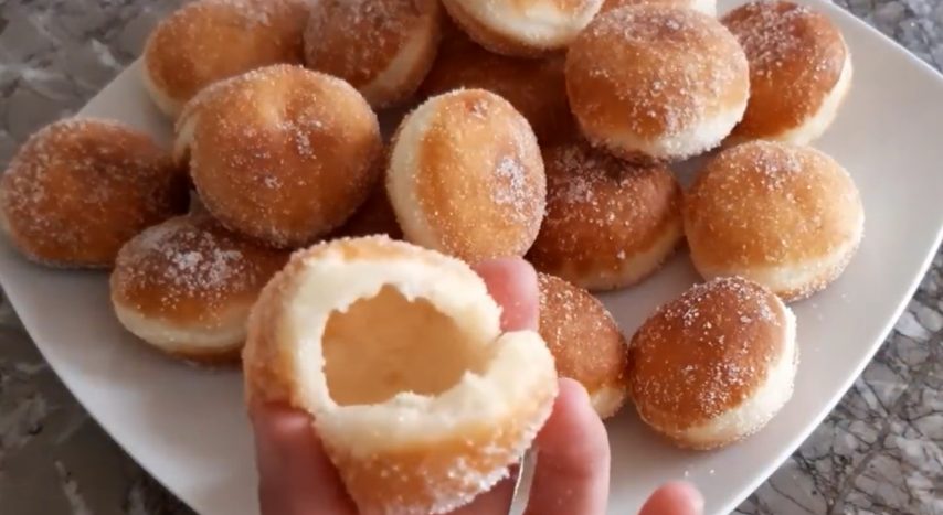 Fried mini bombs: fill them as you like