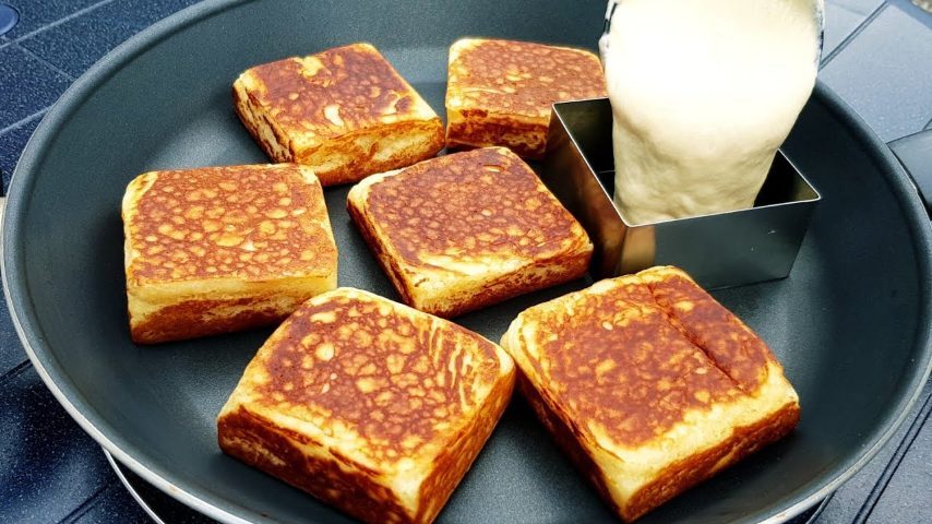 Square pancakes: the simple recipe for a delicious breakfast