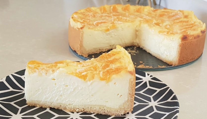 Tangerine cheesecake: the creamy and delicious dessert