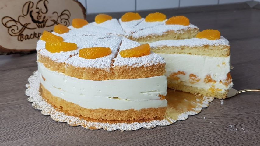 Creamy tangerine cake: everyone will fall in love with this dessert