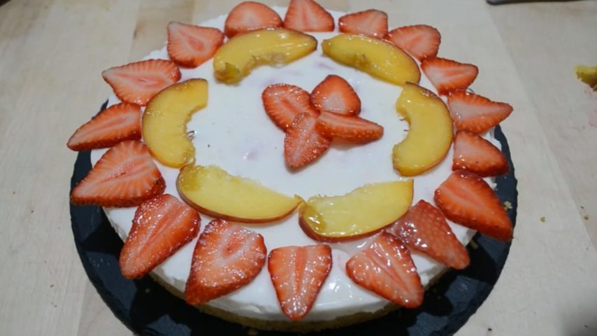 Fruit cheesecake: the delicious no bake recipe