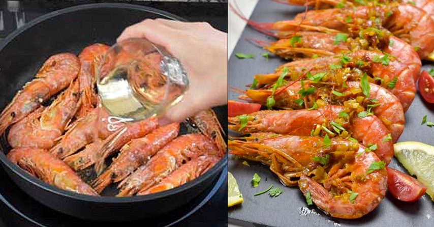 Grilled prawns with curry sauce: a delicious and simple dish