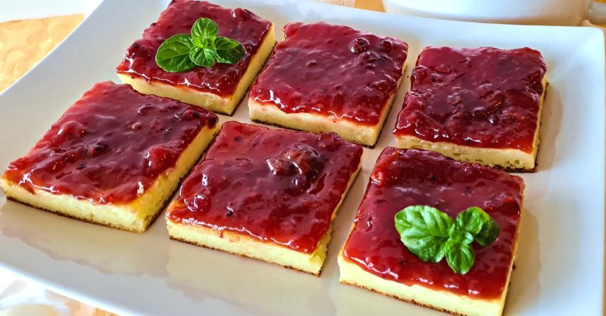 Yogurt squares: the delicious idea to prepare right now