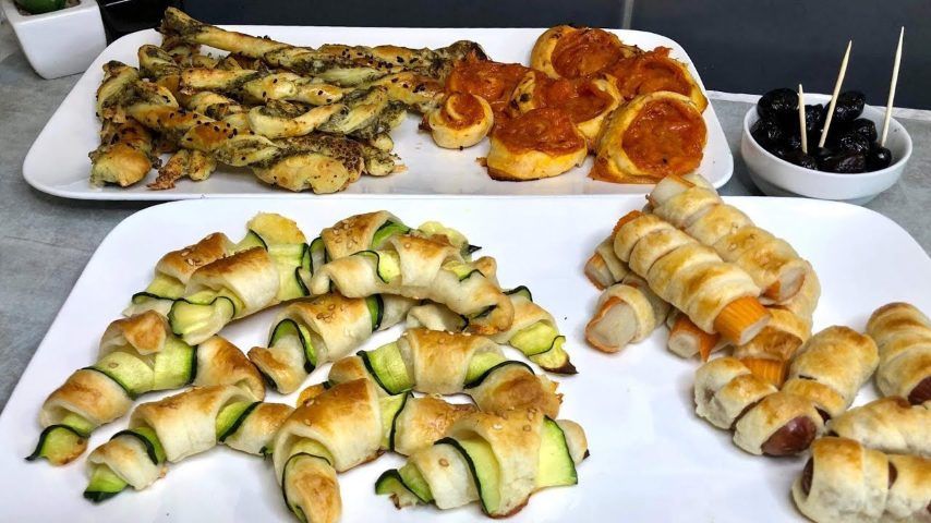 Rusticini di pasta sfoglia: 4 idee per un aperitivo sfizioso