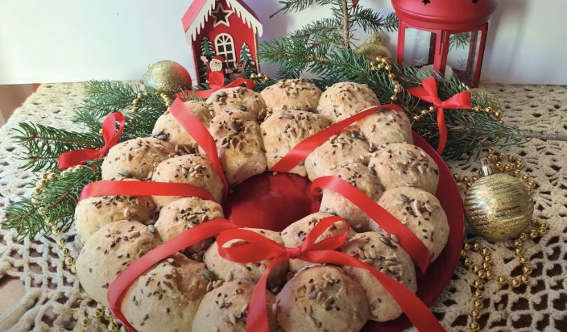 Ghirlanda di pane: la ricetta per un pane bello e saporito perfetto per ...