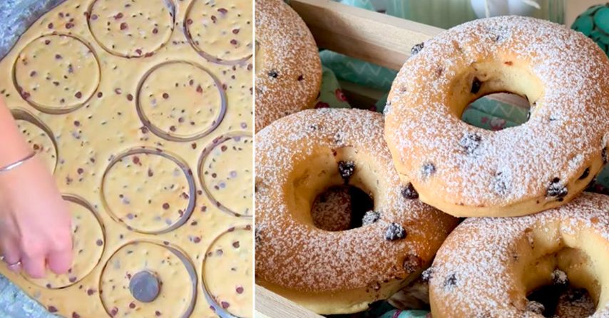 Chocolate chips donuts: the recipe for a delicious breakfast