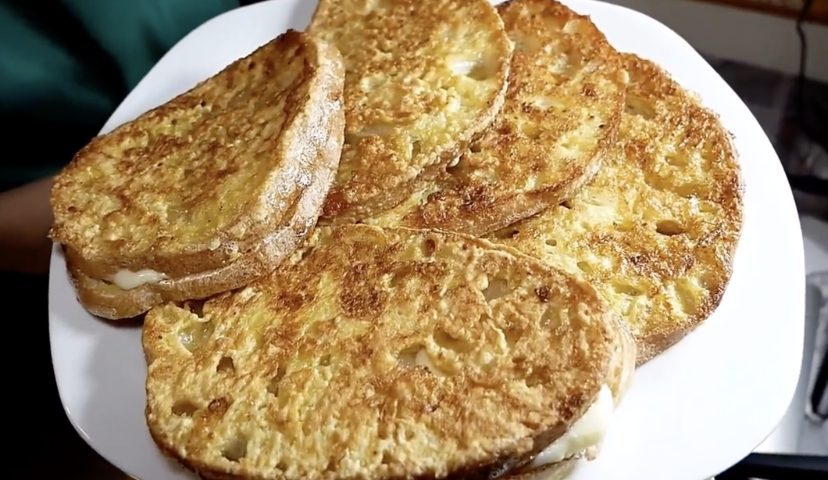 Fried bread with cheese: you really need to try this recipe