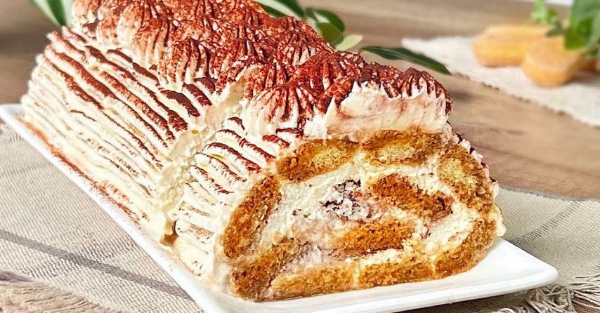Tiramisù roll: the revised recipe for a delicious dessert