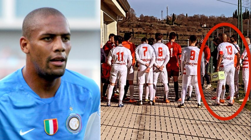 Dall'Inter al Sona: le prime immagini di Maicon in serie D