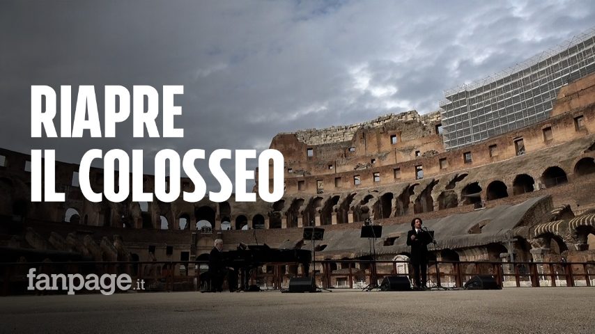 Roma, il Colosseo riapre dopo quasi 3 mesi e festeggia con un concerto ...