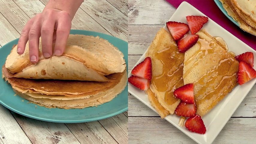 Bread crepes; ready in no time!