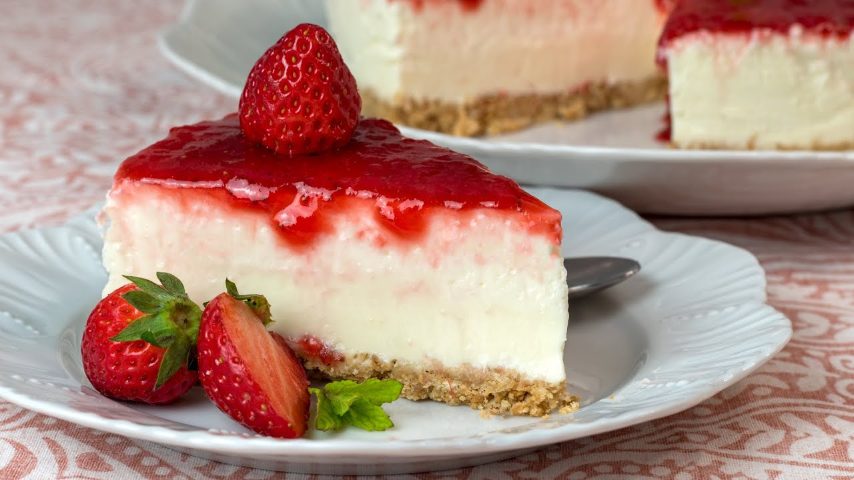 Strawberry cheesecake: the easy way to make it creamy and delicious