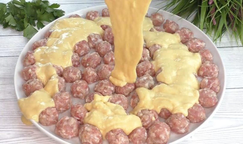 Batter meatballs: the original way to make them