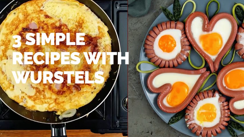 3 simple recipes with wurstels