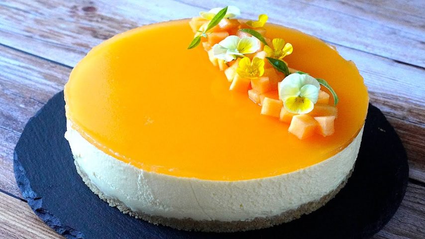 Melon cheesecake: the creamy and mouthwatering dessert