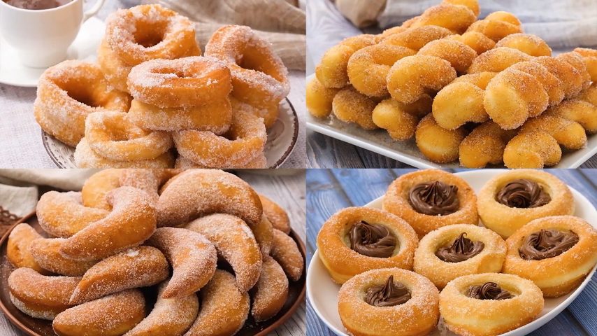 Donut mania: 4 recipes to make them fluffy and delicious!