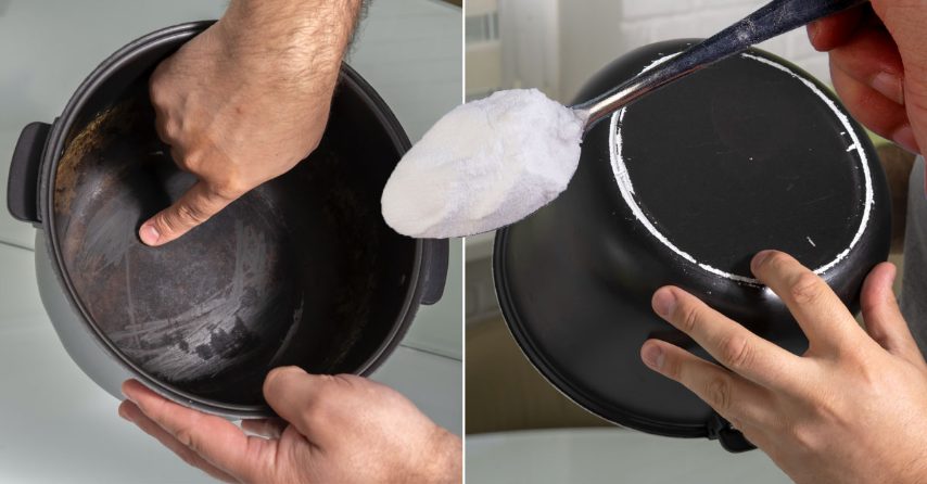 How to clean a burnt pot: the natural and useful method