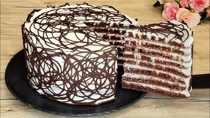 8 layers chocolate cake: the beautiful and delicious dessert