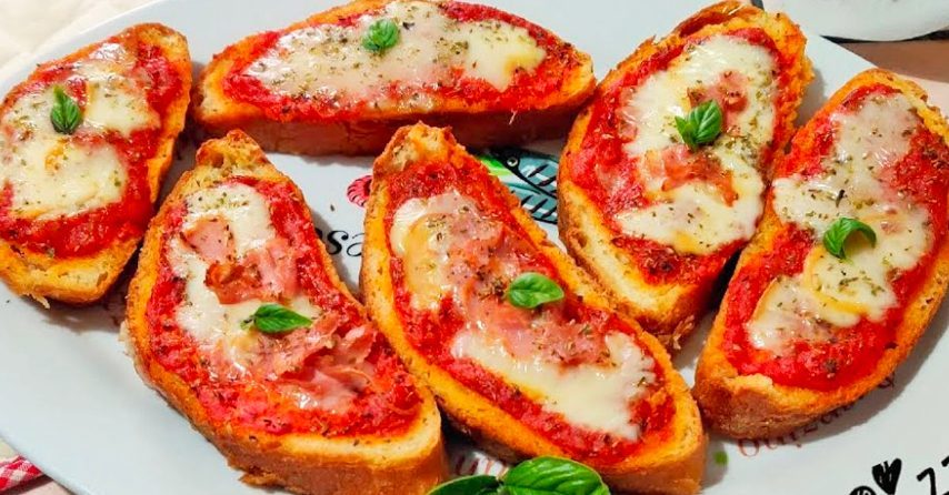 Pizza bread: the original and tasty way to reuse stale bread