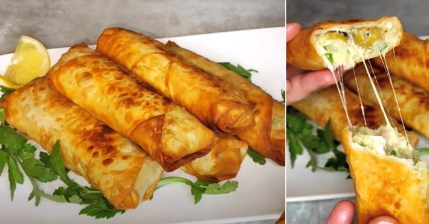 Phyllo dough stuffed rolls: the tasty recipe perfect for your appetizer