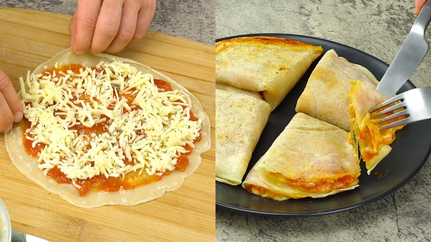 Tomato crepes: a quick and full of taste idea!