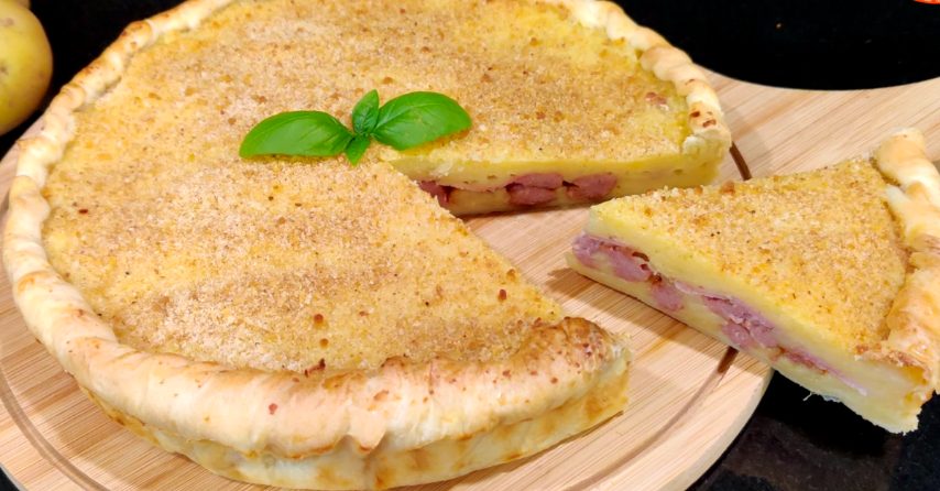 Potato stuffed pie: you really need to make this recipe