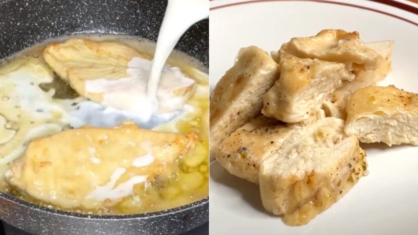 Milk chicken breast: how to make this creamy and delicious meal