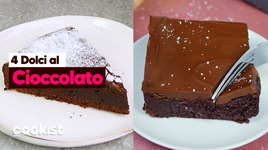 4 Dolci al cioccolato da non perdere!