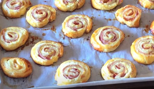 Puff pastry swivels: simple idea for your appetizer